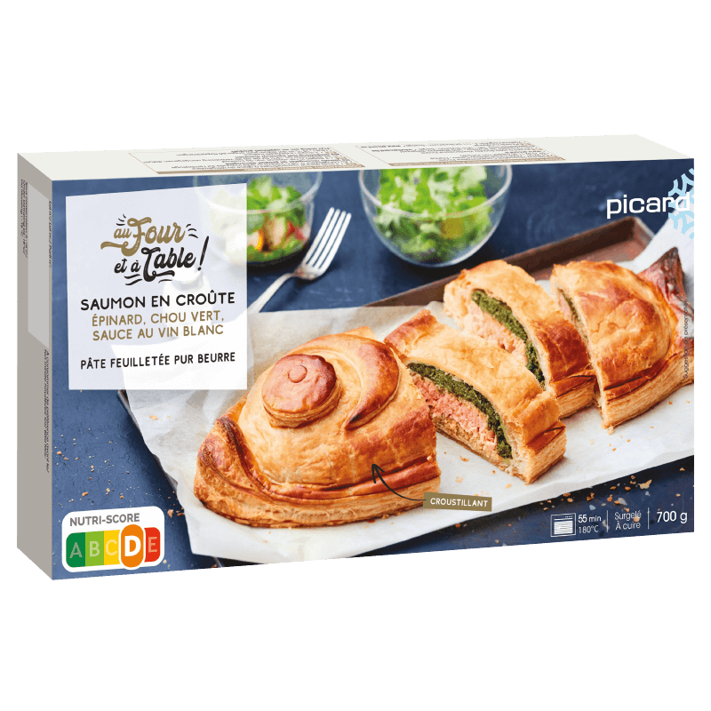 Picard Réunion - Saumon en croûte , 6 parts