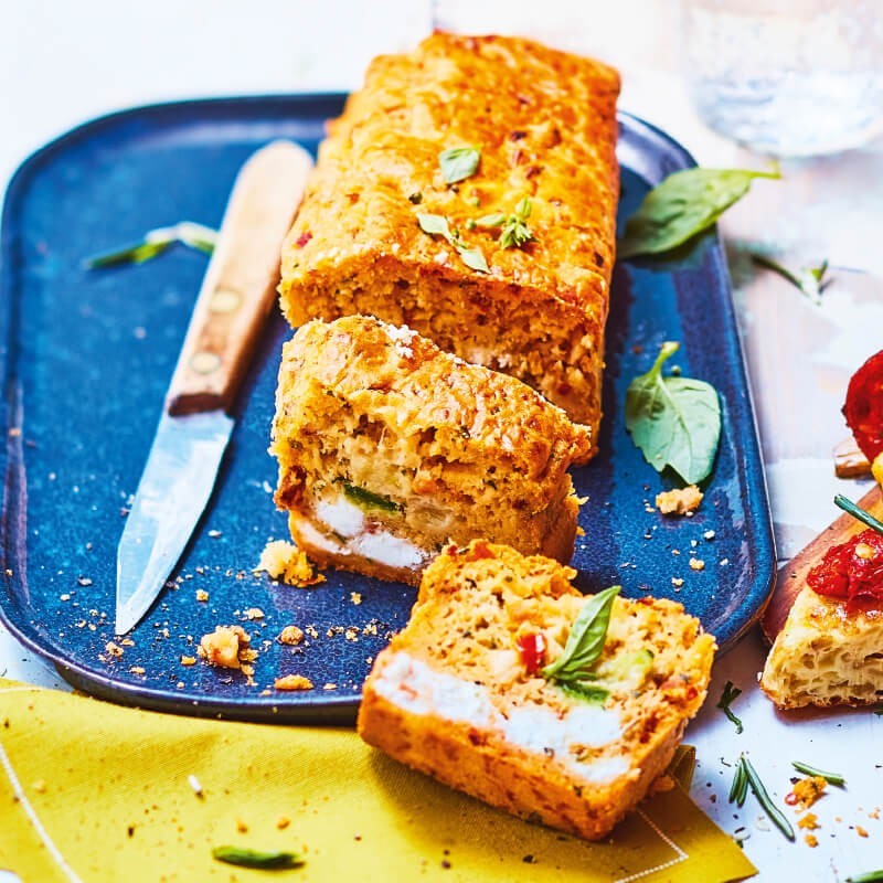 Picard Réunion - Mini-cake chèvre tomate courgette (à trancher)