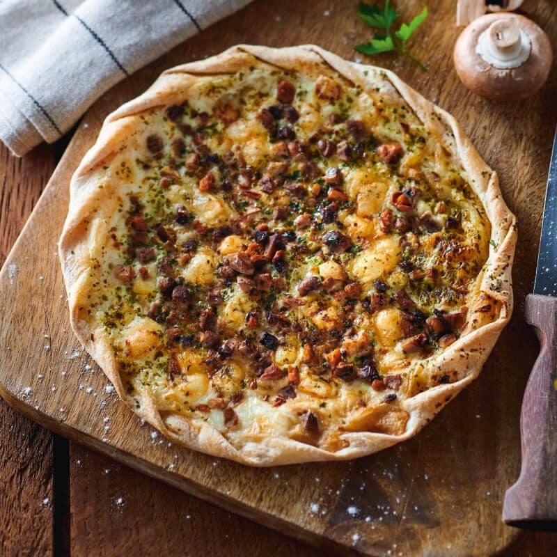 Tarte fine champignons gorgonzola - Picard Réunion