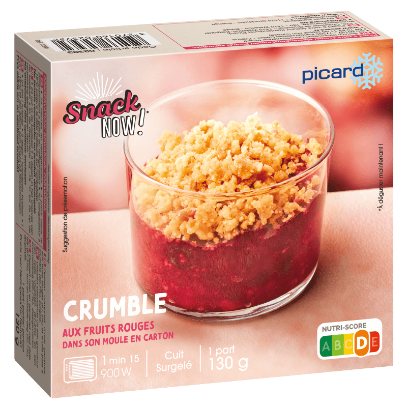 Crumble aux fruits rouges - Picard Réunion