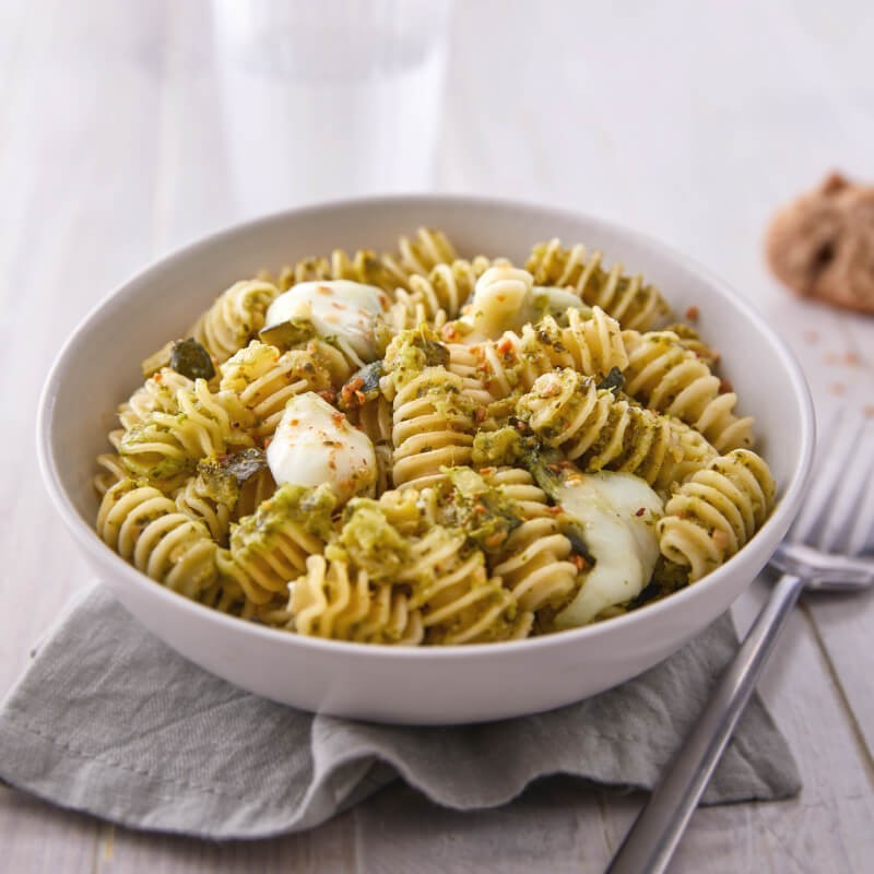 Radiatori au pesto et mozzarella au lait de bufflonne - Picard Réu ...