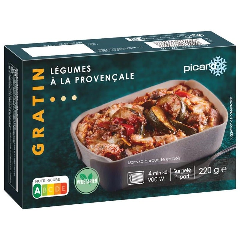Gratin de légumes à la provençale - Picard Réunion