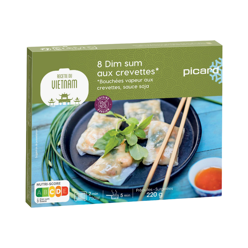 8 Dim sum aux crevettes - Picard Réunion